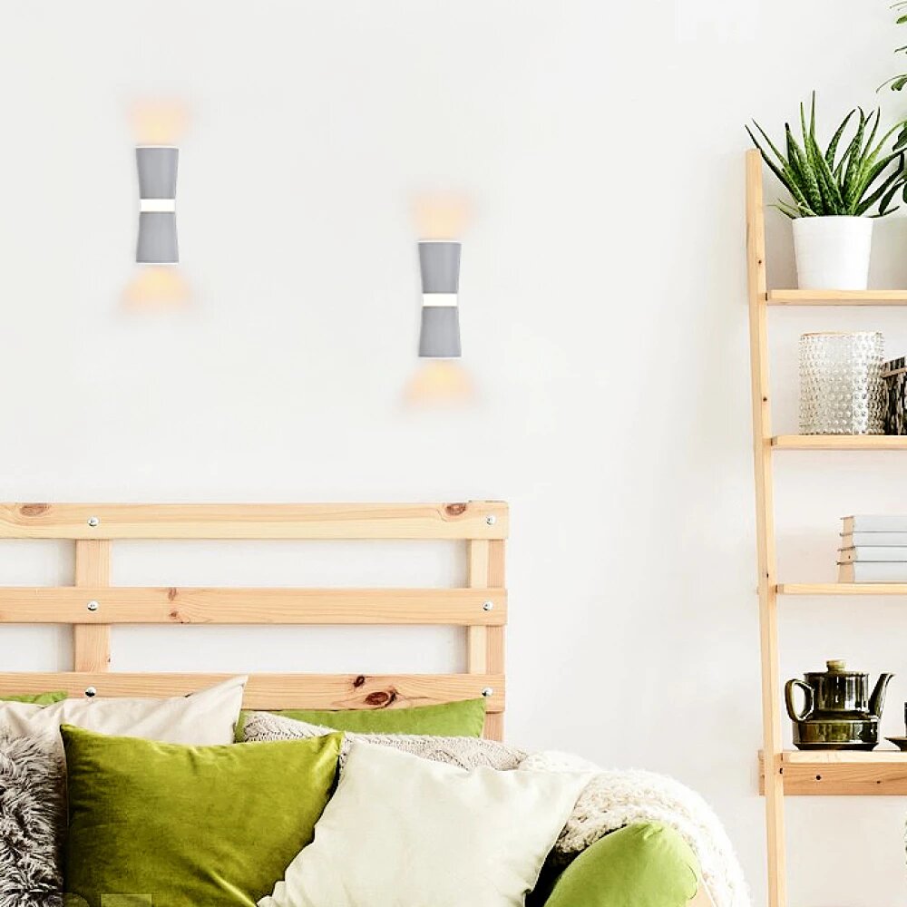 Настенный светодиодный светильник с акрилом FW195 WH/S белый/песок LED 3000K 12W 70*200*100