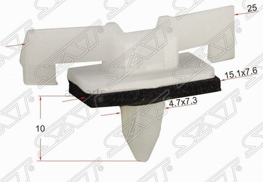 SAT ST-M10696 Клипса (молдинга NISSAN (Продажа по 10шт))