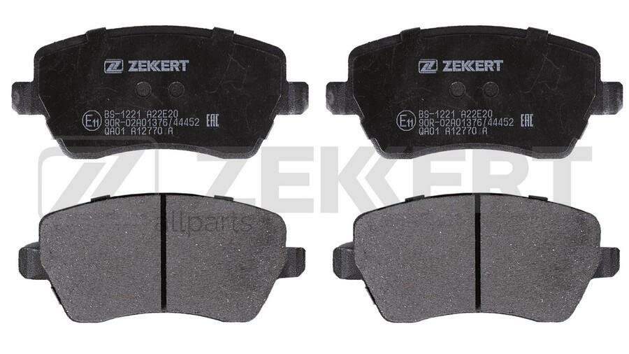 ZEKKERT BS-1221 Колодки торм. диск. передн. Nissan Micra (K12) 03- Renault Logan (KS) 07- Duster 11- Lada Largus