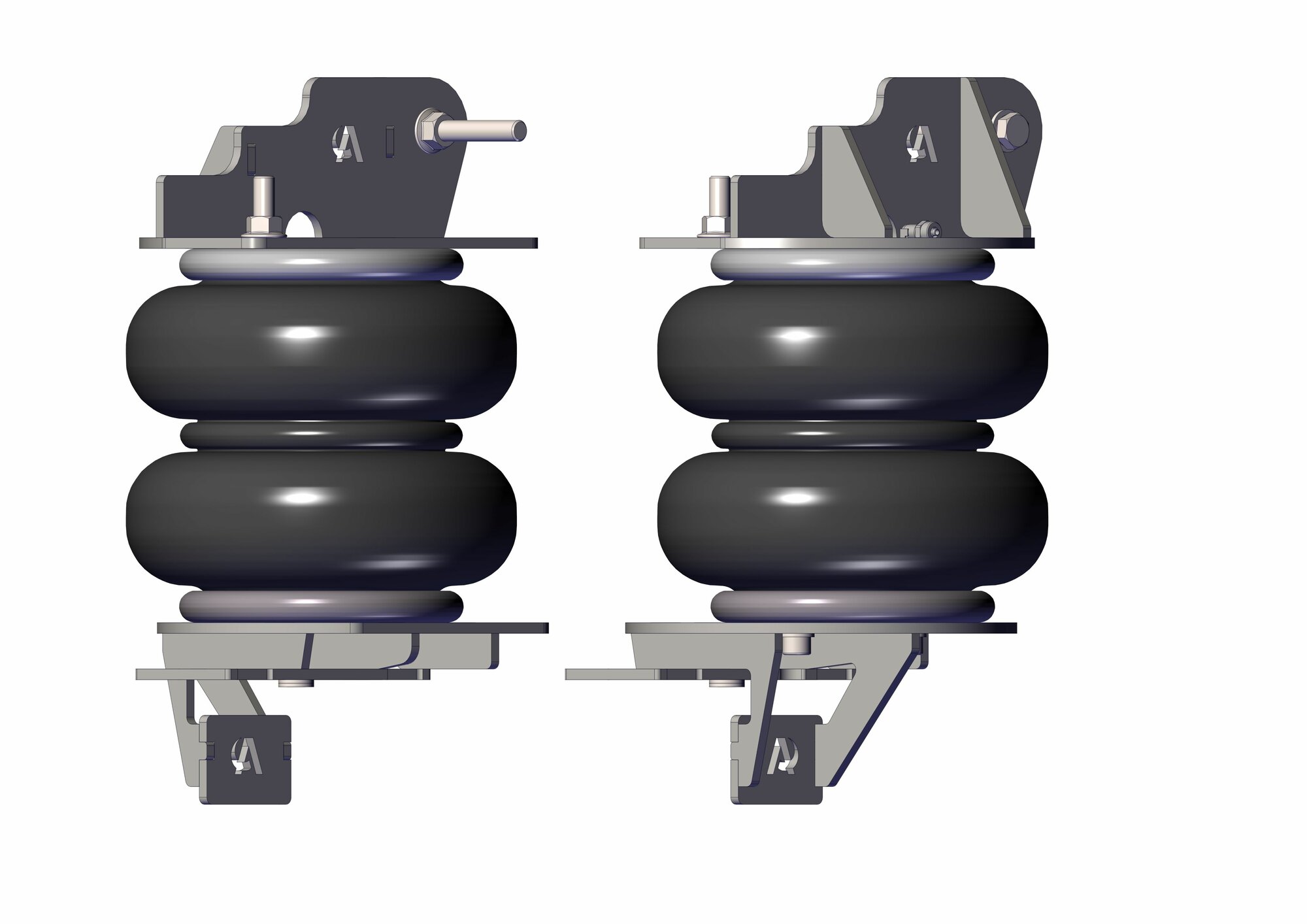 Пневмоподвеска для КАМАЗ 53215 (2004), передняя ось, Арайд, 05020.01
