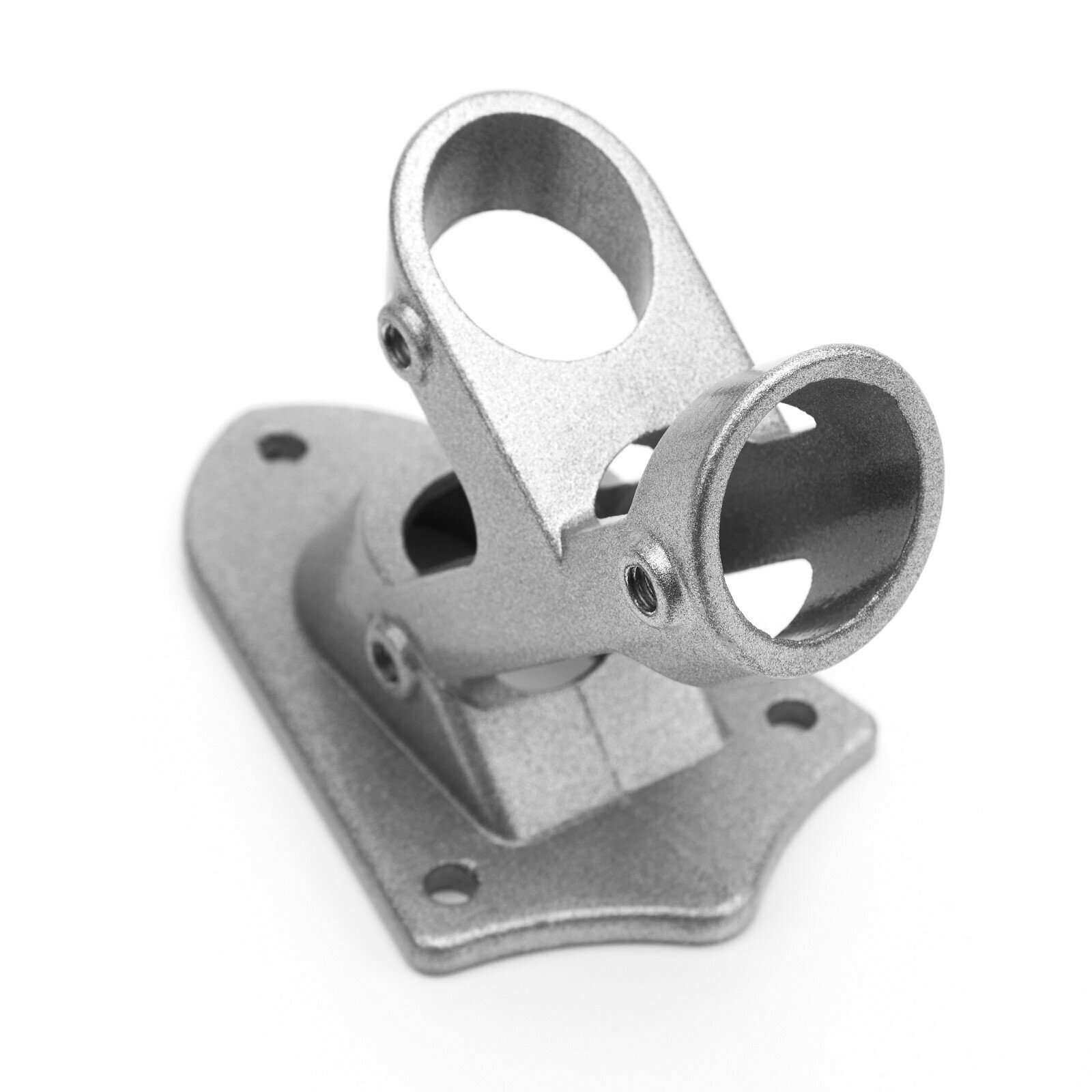 Флагшток кронштейн, уличный, настенный, d=2.6 см, глубина 10 и 8 см, 11×9.5 см