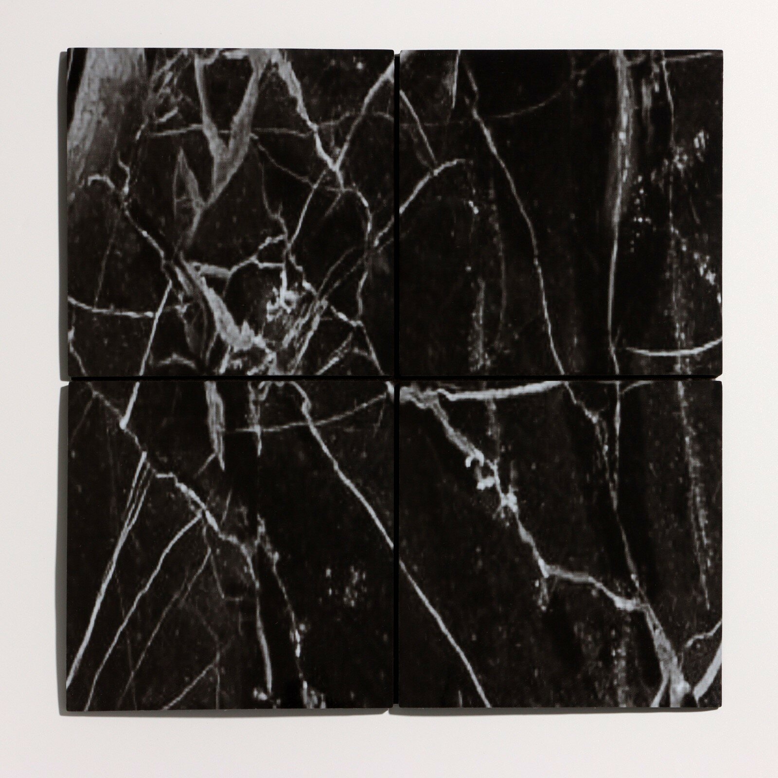 Панель самоклеящаяся 30*30см мягкая мрамор черный, 9933252