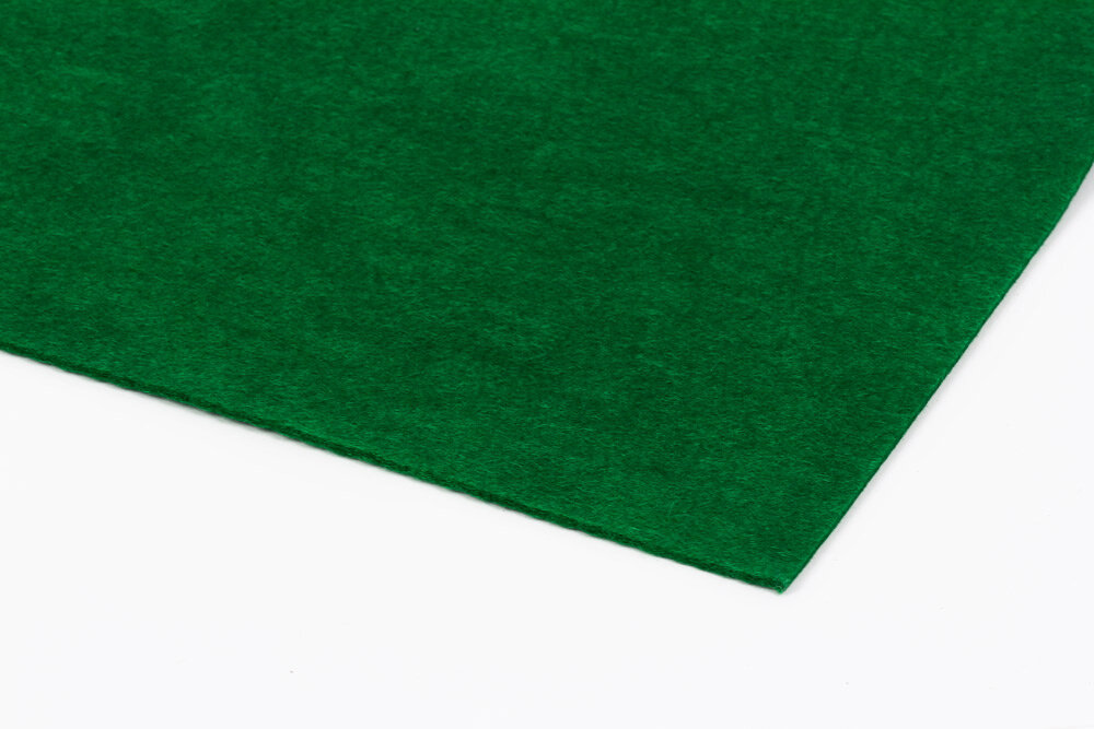 Фетр Gamma декоративный 2 мм, размер 30 см x 45 см, S/C-PW41, материал для рукоделия цвет 13 св. зеленый