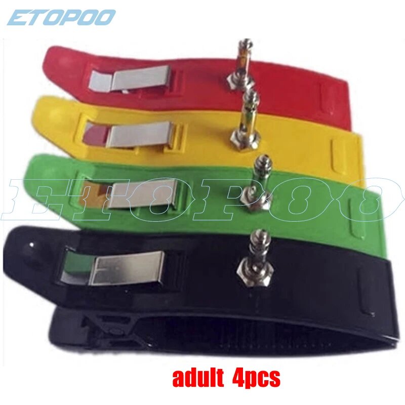 ЭКГ электроды с зажимом 4 шт. typeD