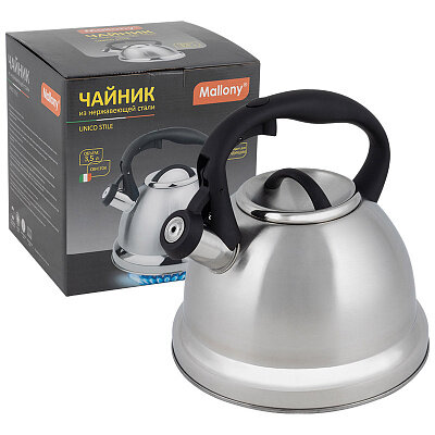Чайник 3,5 л Mallony UNICO STILE 985621, комбинированная полировка