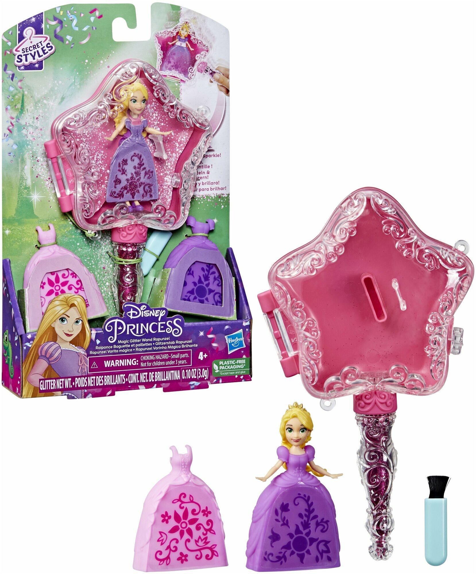Набор игровой Disney Princess Hasbro Волшебная палочка Рапунцель F3276/F3233