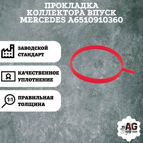 Прокладка коллектора впуск Mercedes А6510910360