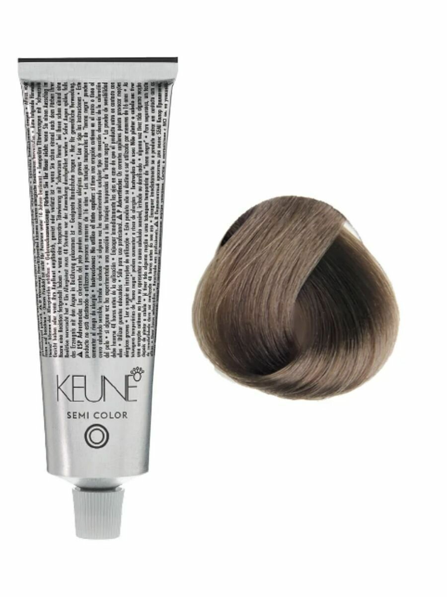 KEUNE SEMI COLOR 7.2 Средний Блондин Перламутровый Крем-краска для волос без аммиака