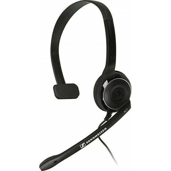 Гарнитура проводная Sennheiser PC 7 USB моно накладная закрытая 42-17000Гц 2м USB 95дБ микрофон 90-15000Гц