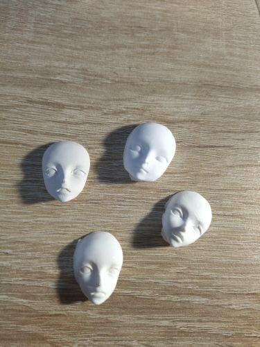 Набор лиц для ватной куклы. Личики для игрушек, 4 шт.