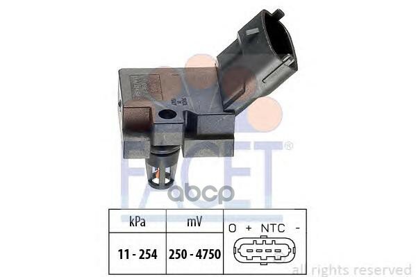 Датчик давления воздуха FORD FOCUS II 2.5 ST Facet арт. 103078