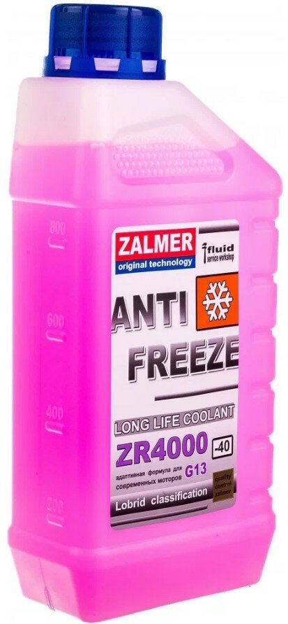 Антифриз Zalmer LLC ZR 4000 G13 (фиолетовый) 1 кг