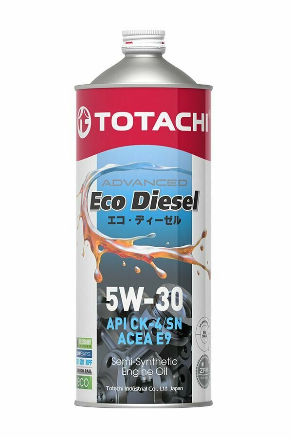 Моторное масло TOTACHI Eco Diesel CK-4/CJ-4/SN 5W30 1л. (E2201)