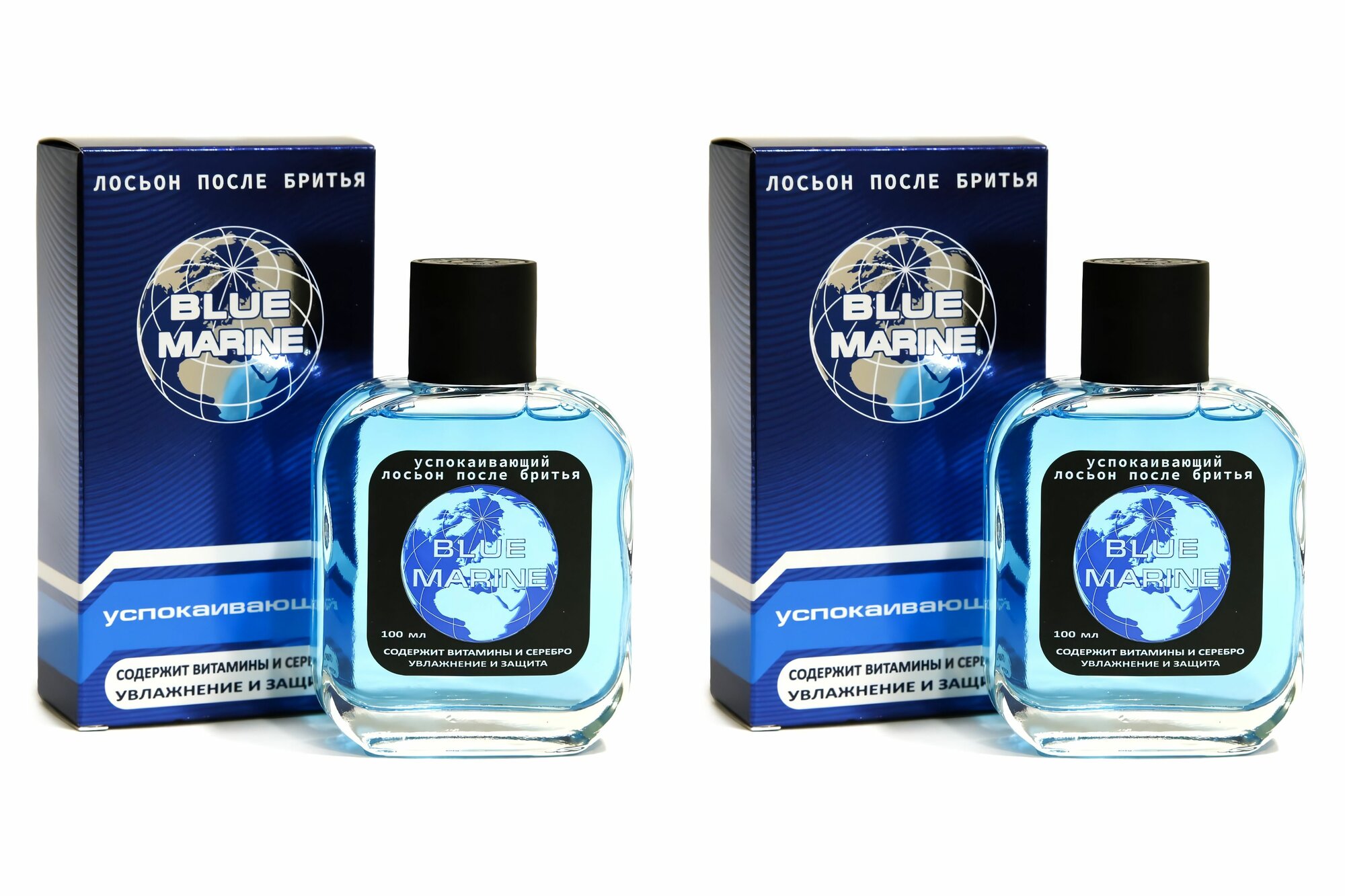 XXI CENTURY Лосьон после бритья BLUE MARINE SPORT, 100 мл, 2 штуки