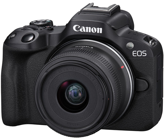 Фотоаппарат Canon EOS R50 Kit RF-S 18-45mm F4.5-6.3 IS STM черный