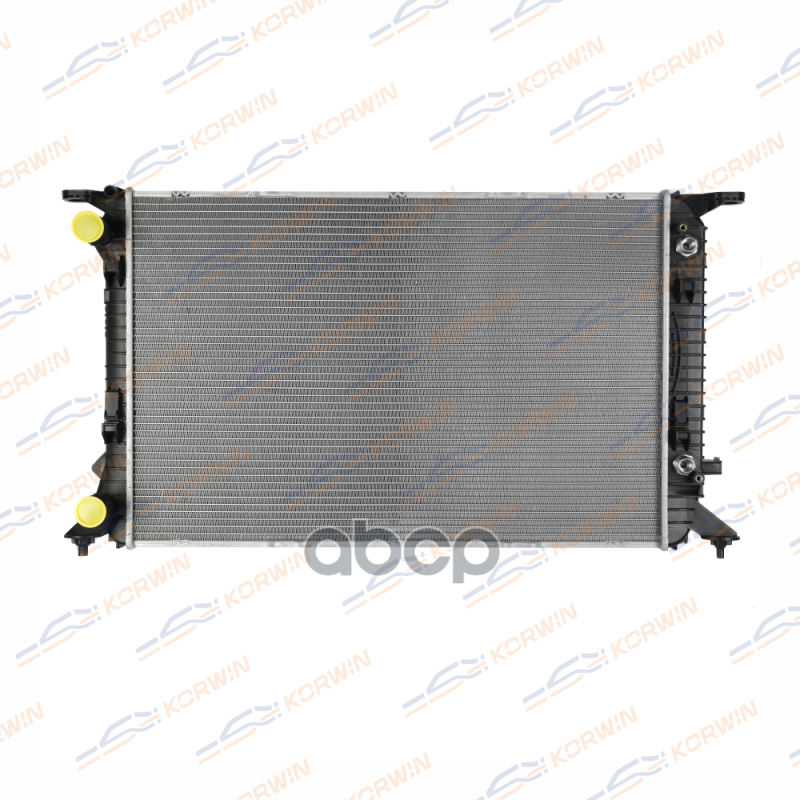 Радиатор охлаждения Audi A4/A6/Q3 1.8-2.0TFSI/2.0TDI AT паяный KORWIN арт. KWKB4032