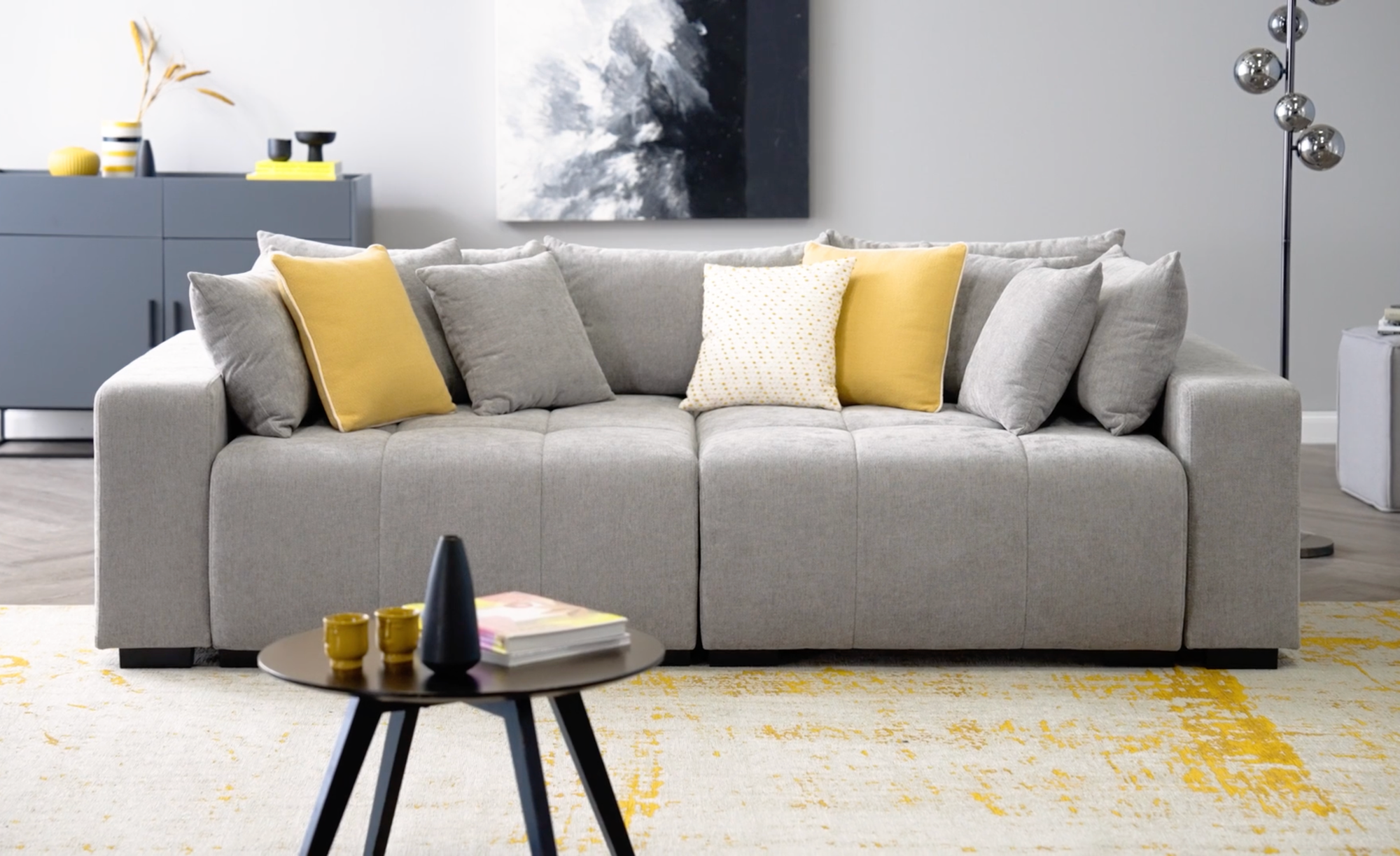 Диван Harizma-Mebel Бонапарт-Лофт мод2, модульный, 240x200х67см, 3 места