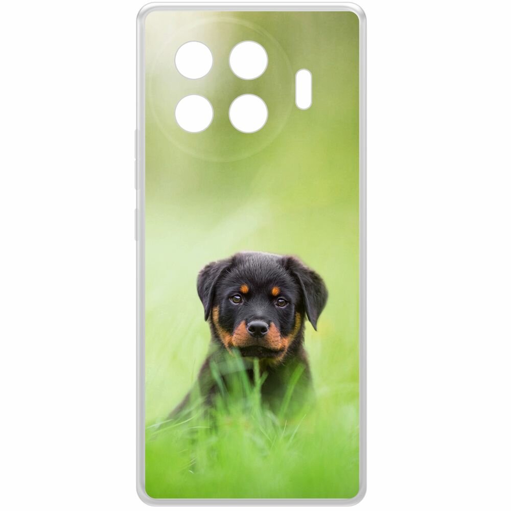 Чехол-накладка Krutoff Clear Case Щенок ротвейлера для TECNO Spark 20 Pro+