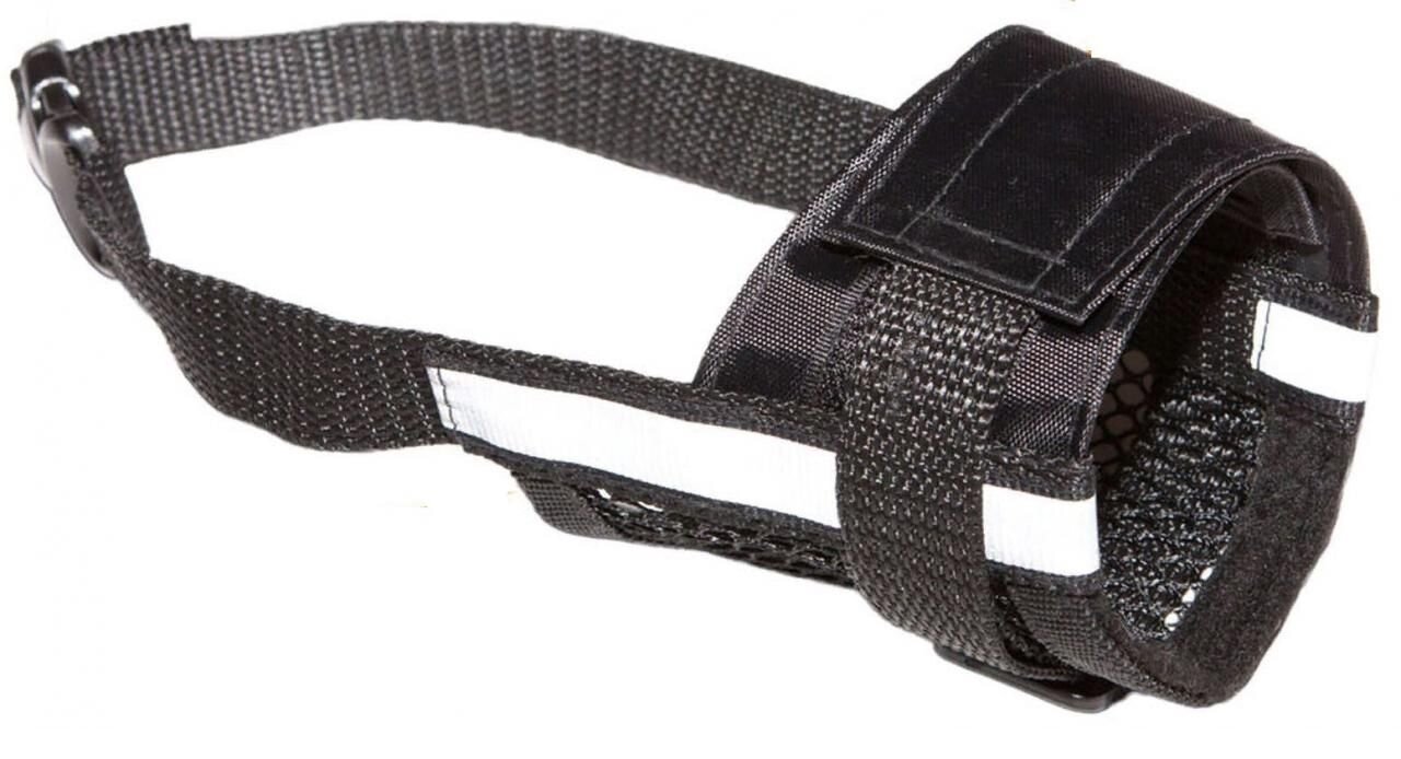 Дарэлл 055100 Намордник нейлоновый №0 со светоотражающей лентой 9-13см