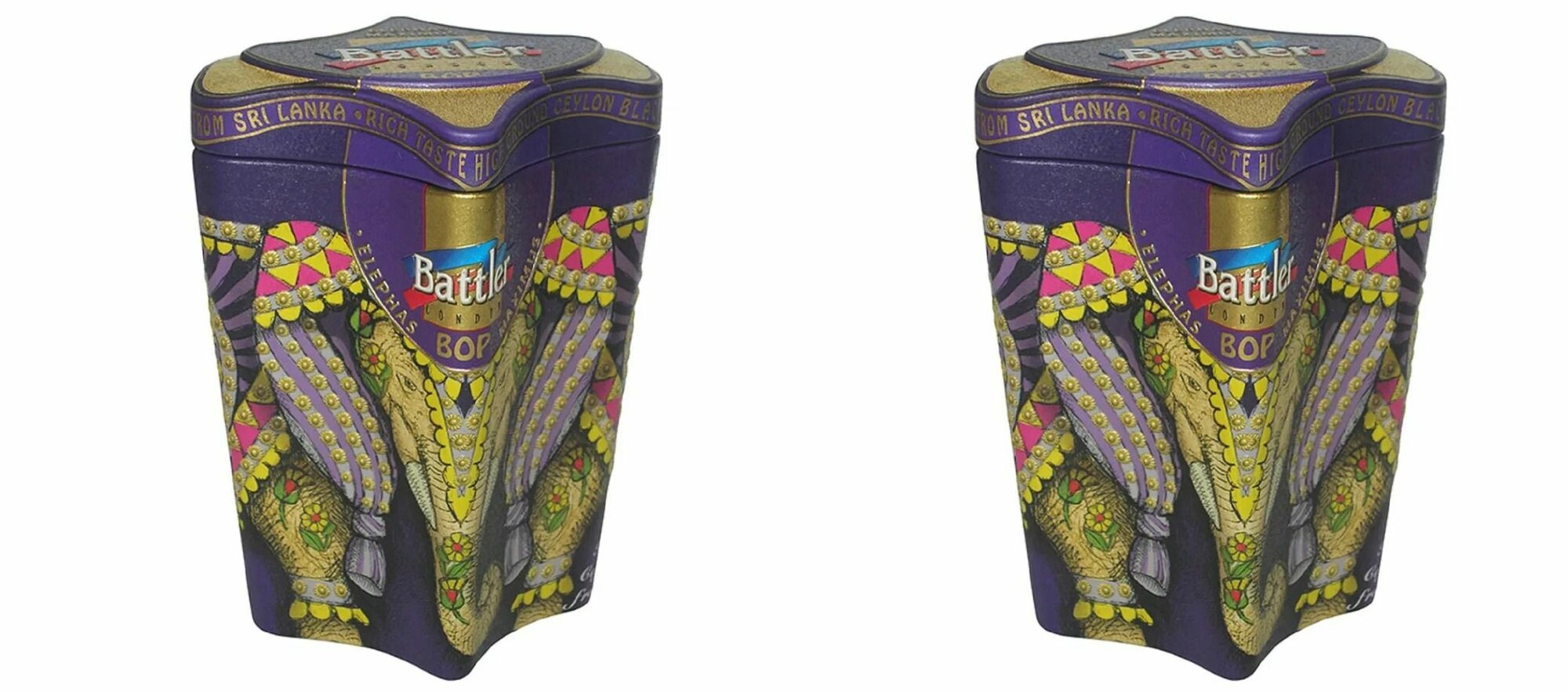 Battler Чай черный Elephant Maximus Bop,100 г,2 шт