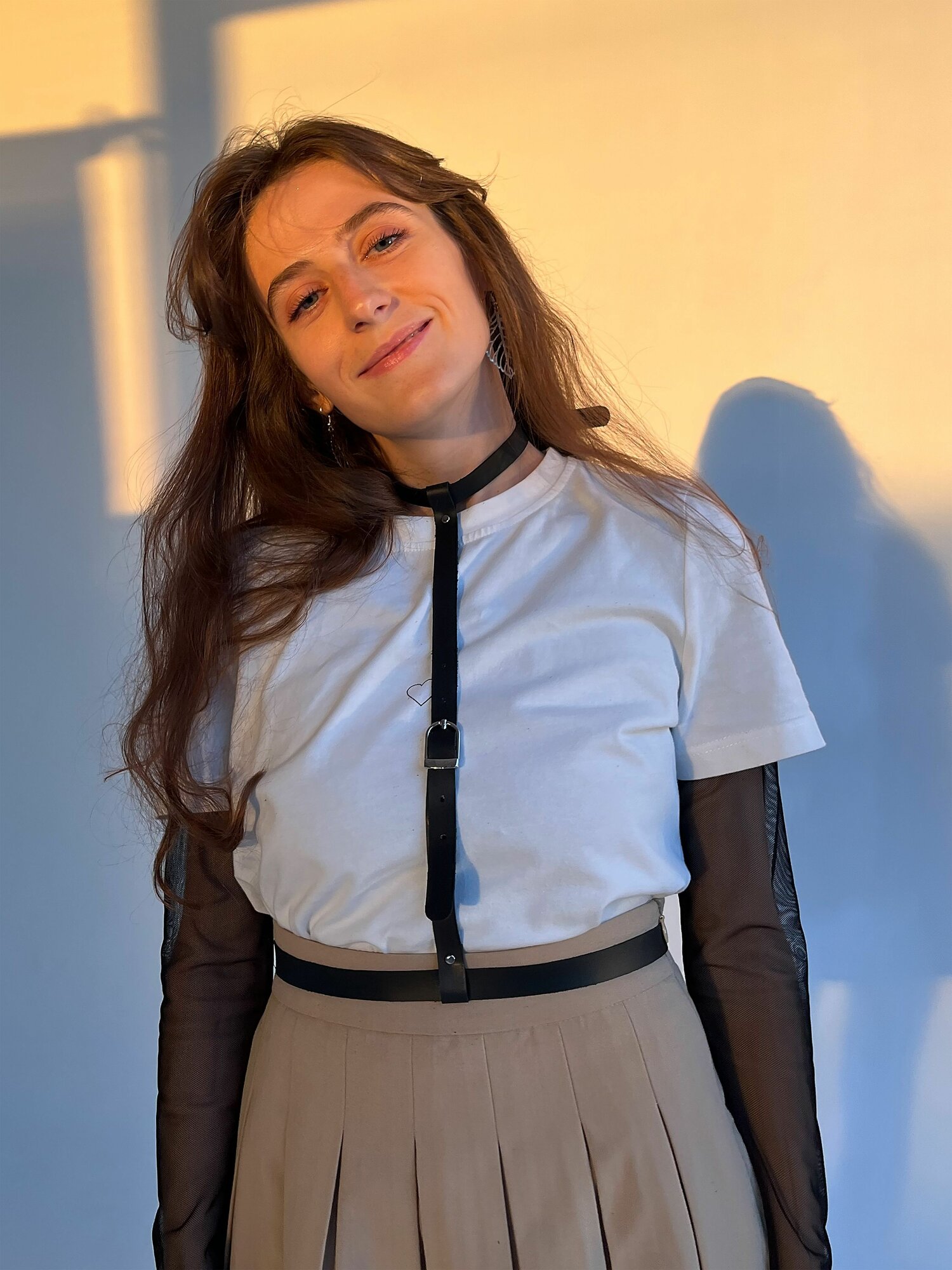 Портупея женская эротическая чёрная Bonny