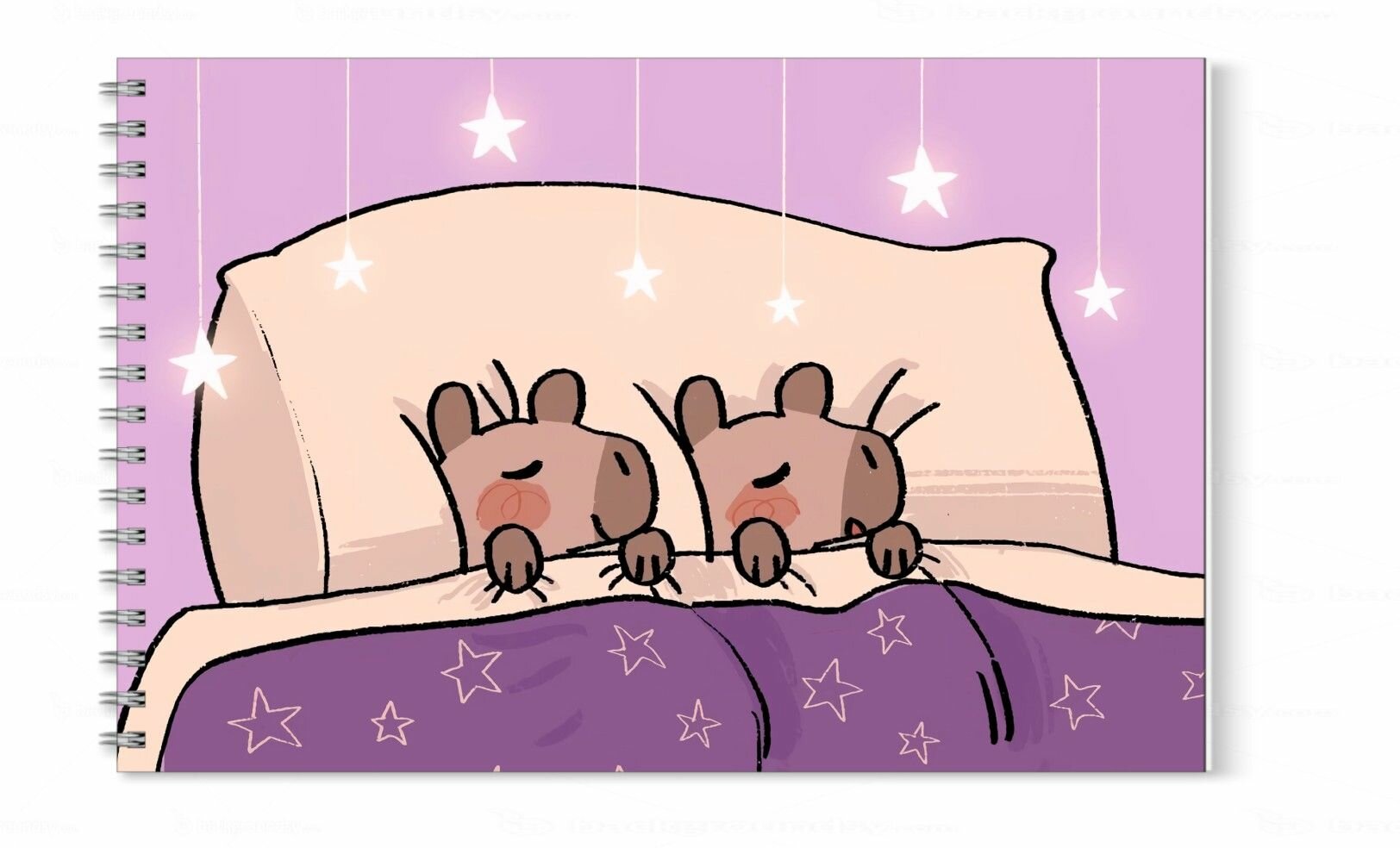 Альбом для рисования MIGOM А4 "Capybara v2, Капибара" - v0011