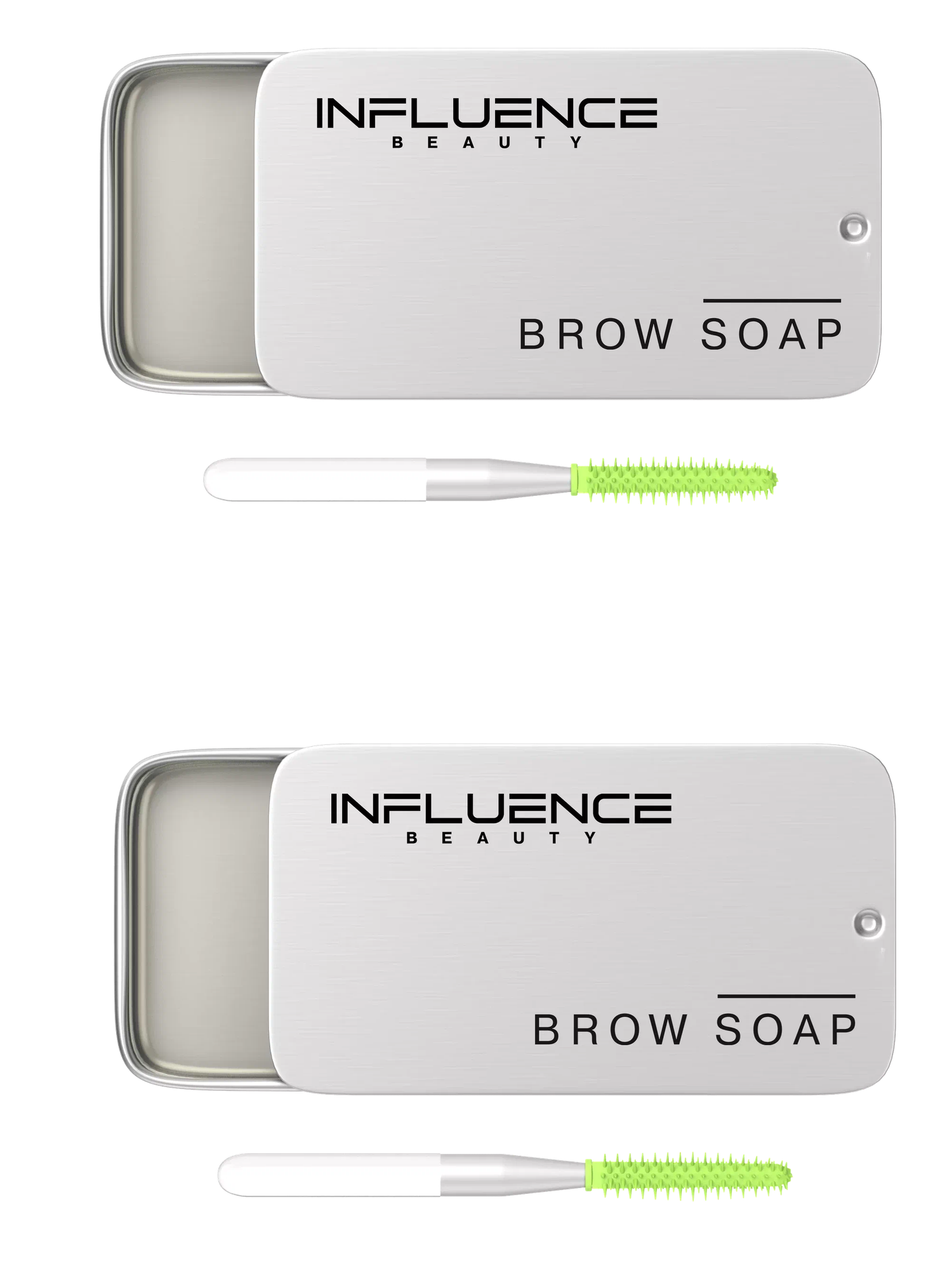 Средство для фиксации бровей Influence Beauty Brow soap Brow Robot 10 г 2 шт