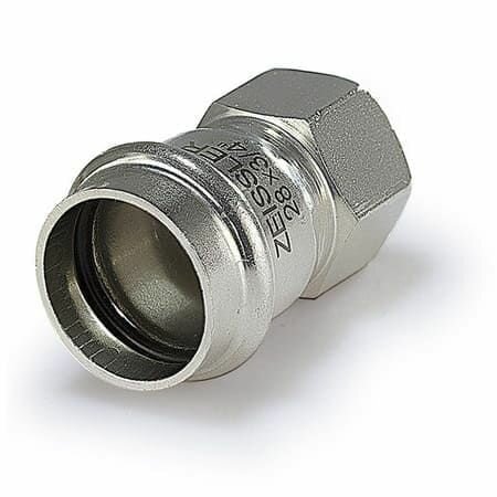 Пресс-фитинг из нержавеющей стали с внутренней резьбой 22mm*3/4 ZTI.502.002205