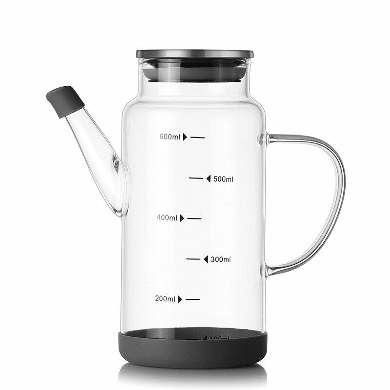 Стеклянная масленка, непротекающая масляная бутылка, кухонная, домашняя, без капель, большая масляная банка, большая емкость, бутылка для приправ, соевого соуса, уксуса