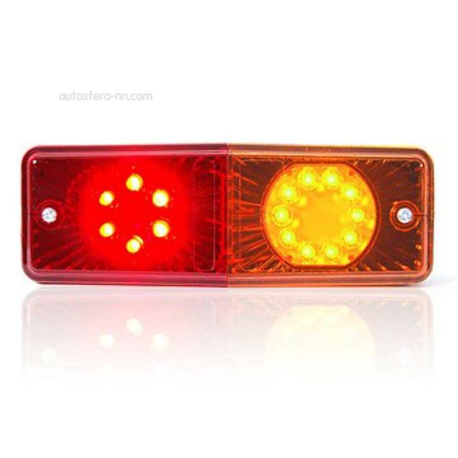 WAS 487 фонарь многофункциональный задний !12V-24V LED провод 200cm 4x0.75mm2 \