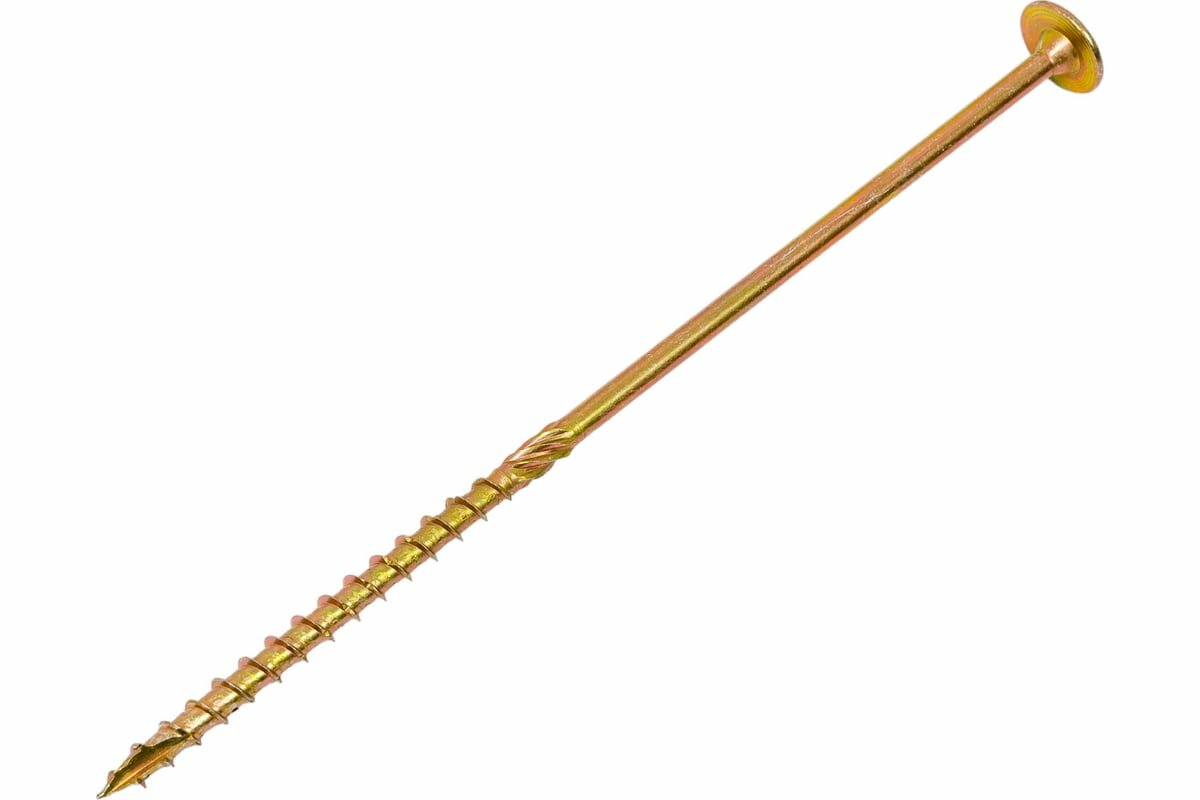 INFIX Тарельчатый конструктивный саморез 6x180 ЦЖ TX 30 для древесины и металла, 50 шт