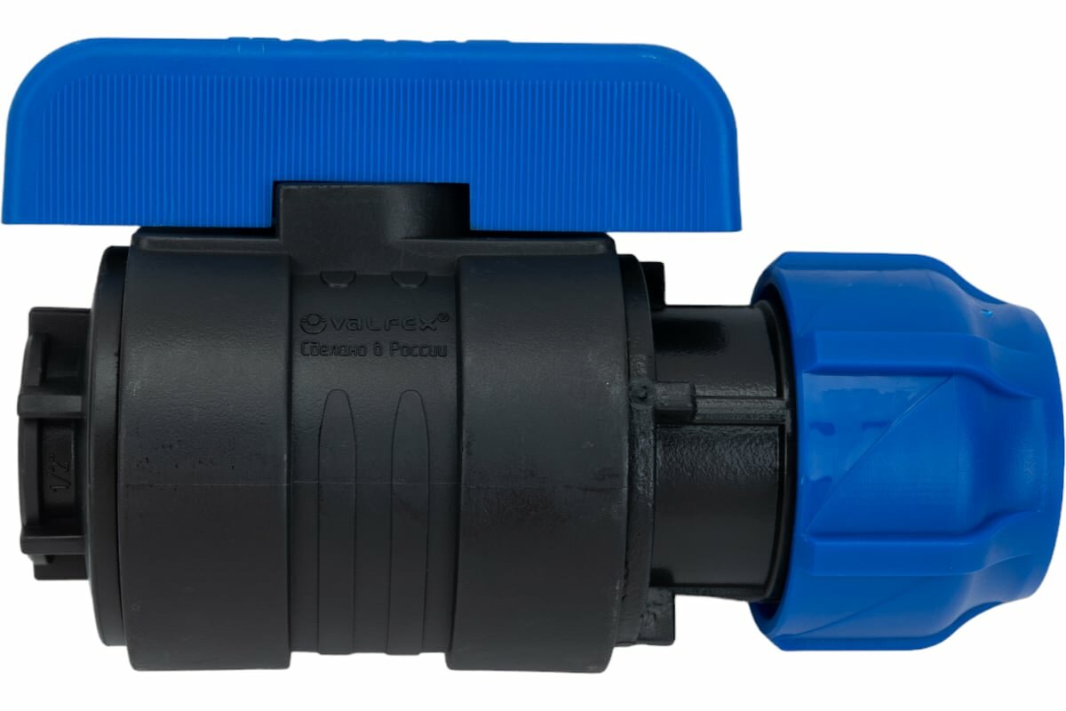 VALFEX шаровой кран ПНД компрессионный цанга внутренняя резьба разборный 32x1/2