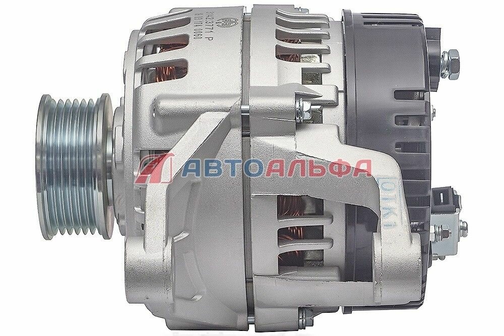 Генератор 28В 80А КАМАЗ Евро 2,3, поликлиновой шкив (АТЭ-1)