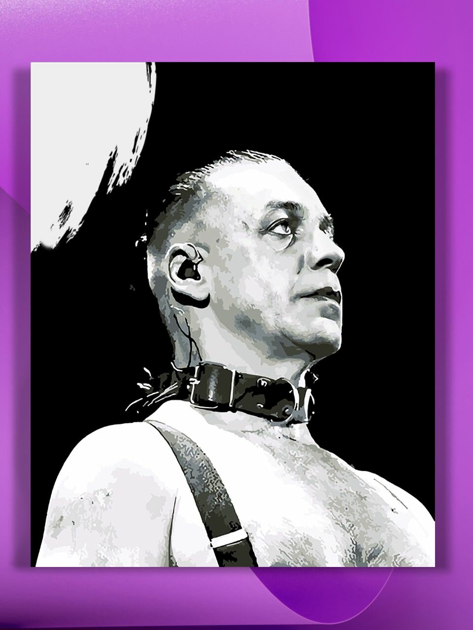 Картина по номерам на холсте Till Lindemann, 40 х 50 см