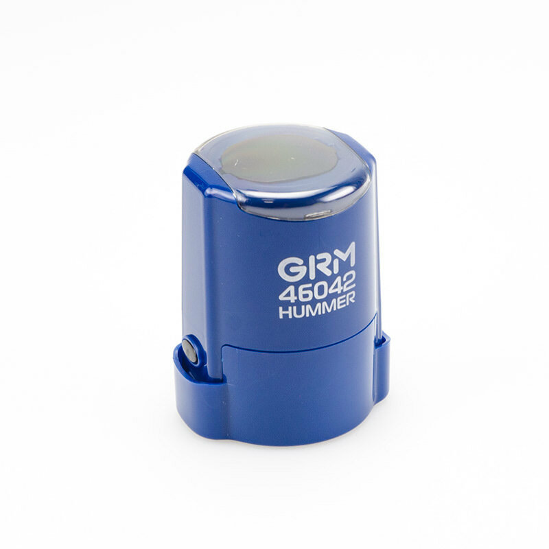 GRM 46042 Hummer - Оснастка для печати в боксе, корпус ABS, синийй глянец, д.42 мм.