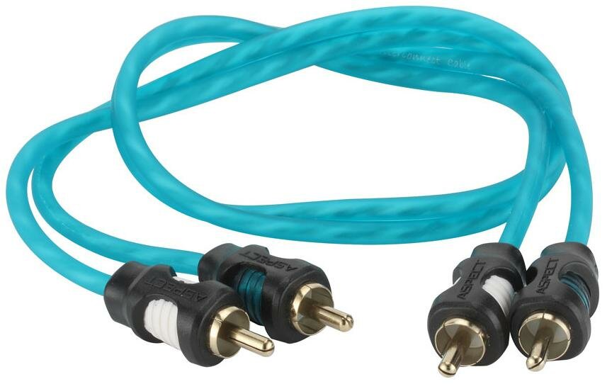 Кабель межблочный Aspect RCA-CL2.05, Cyan Line