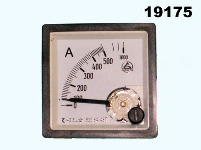 Измерительная головка амперметр 500/5А 48*48мм AC