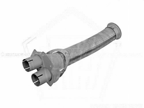 Металлорукав камаз 5320 с тройником (омедненный)