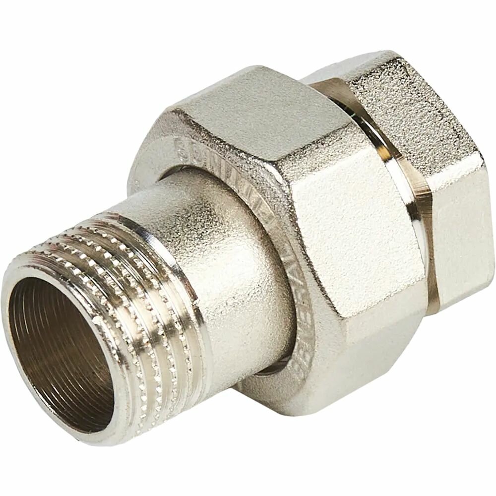 Сгон прямой американка 1/2"x1/2" ВР-НР латунь