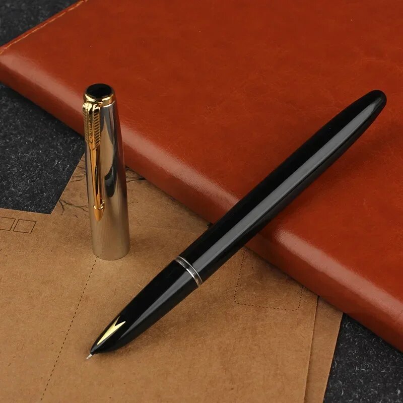 Герой 616S винтажная металлическая авторучка 616S metallic black