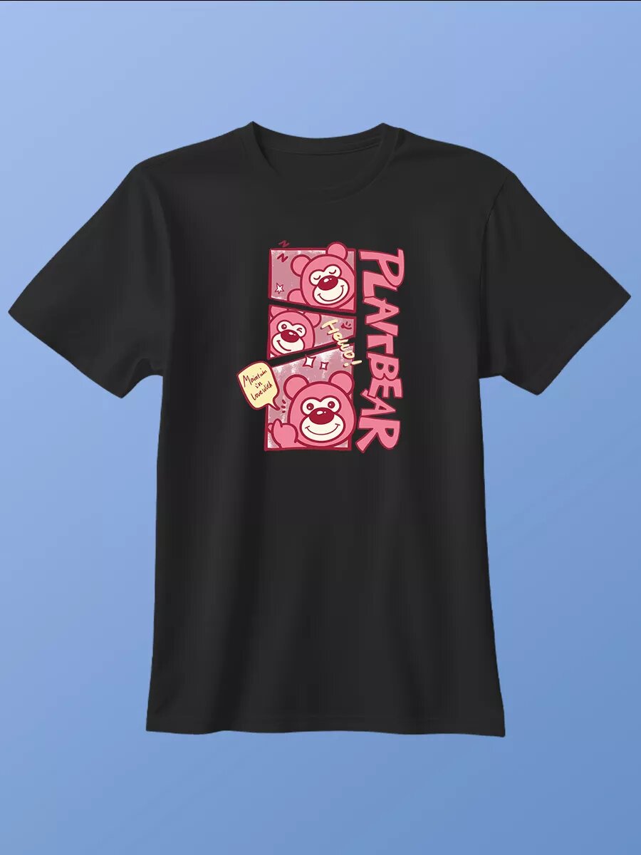 Футболка с принтом мишки