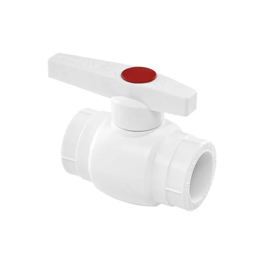 Кран шаровой TEBO 015063003, для воды, полипропилен, латунь, под приварку, 32мм