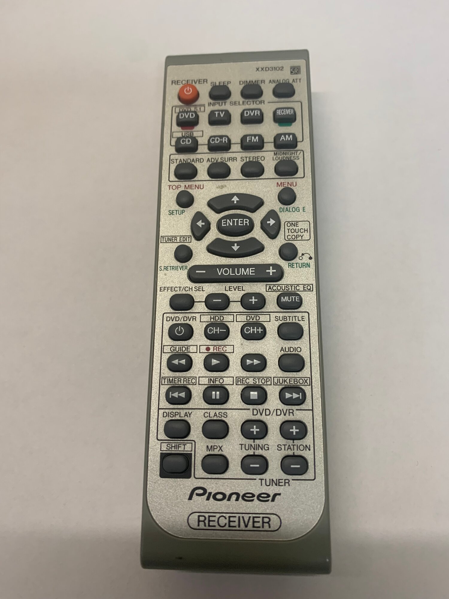 Pioneer XXD3102 пульт оригинальный