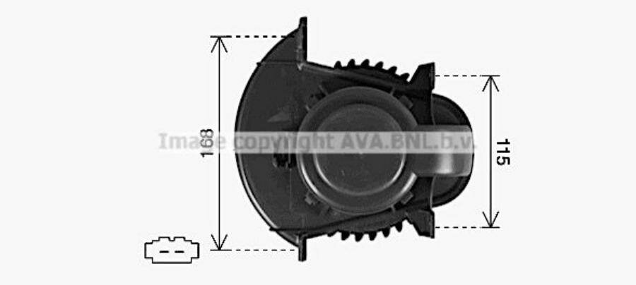VN8435 AVA Вентилятор системы кондиционирования