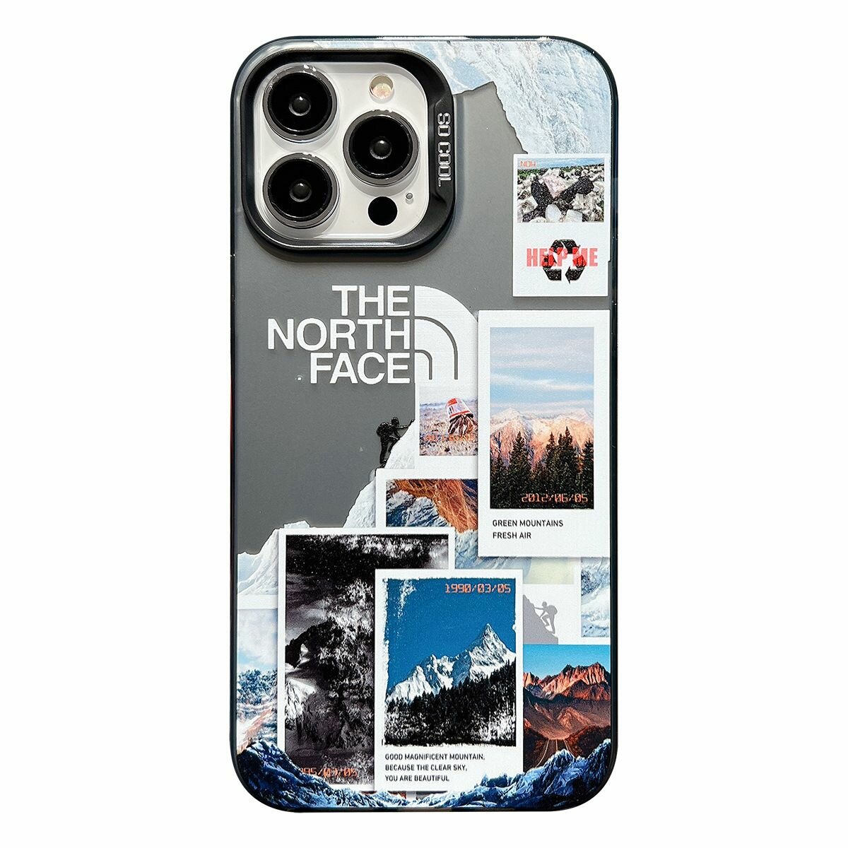 Чехол для iPhone 13 Pro из ТПУ с рисунком снежной горы TNF the north face-DT