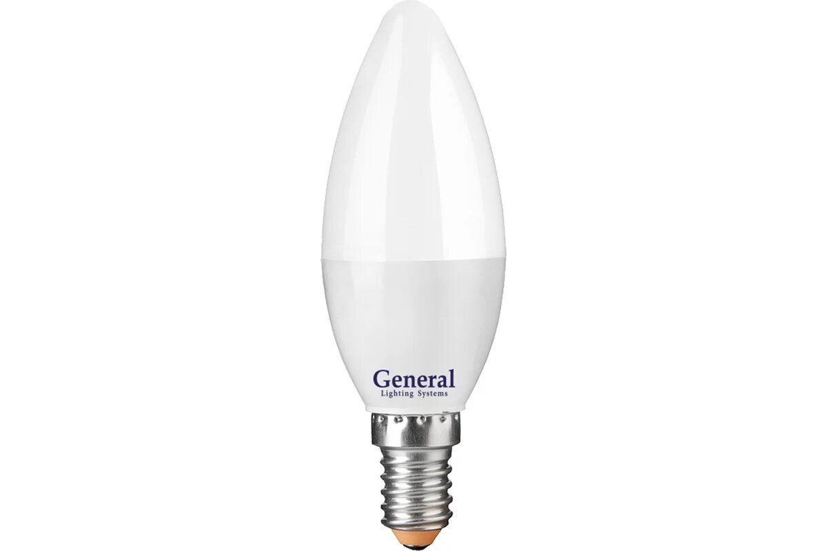 General Lighting Systems Лампа светодиодная E14 20Вт 230В 1250Лм 4500К Нейтральный белый свет Свеча GLDEN-CF-20-230-E14-4500 661474