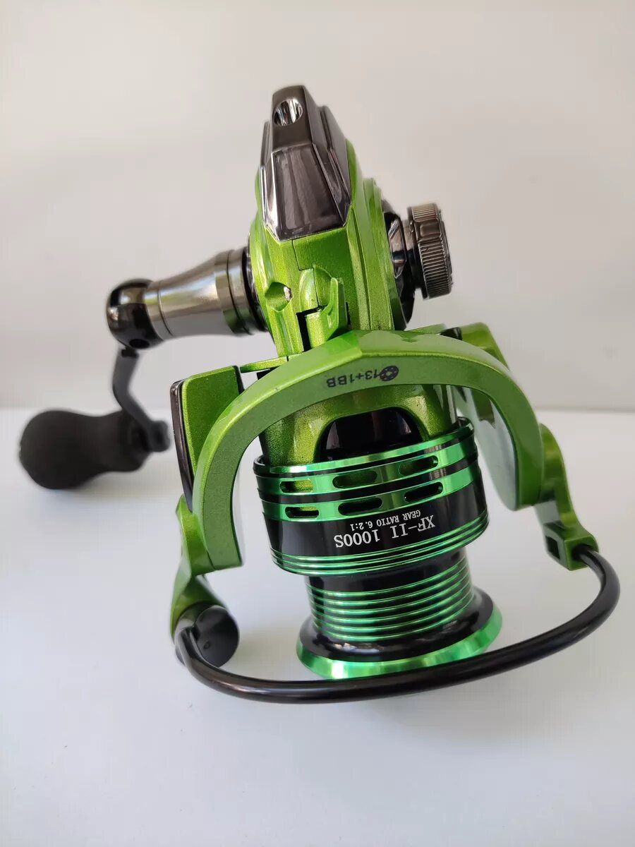 Рыболовная катушка "FISHING MASTER" XF1000S, передний фрикционный тормоз, 14 подшипников