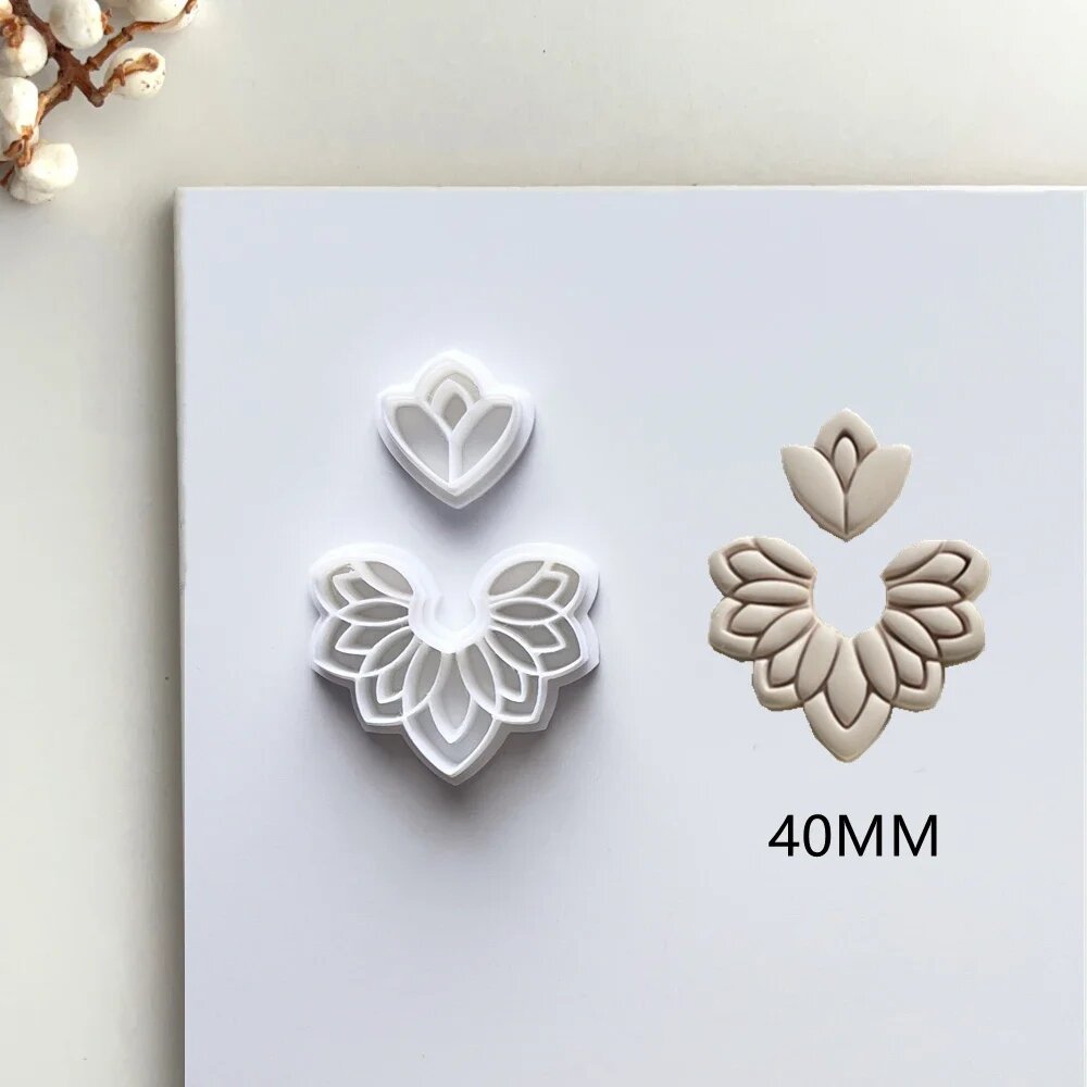 Формы для резки полимерной глины DUTRIEUX, 2 шт. mold-40mm