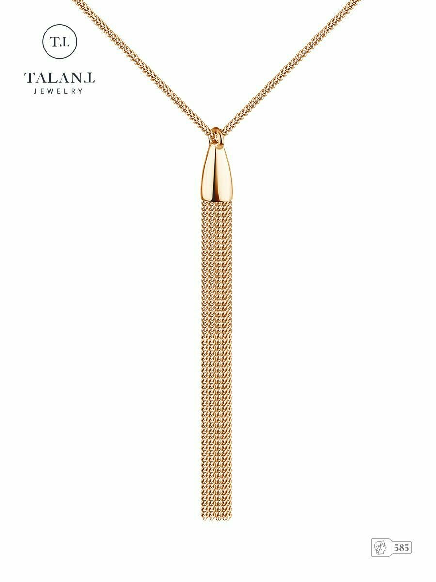 Колье, красное золото, 585 проба