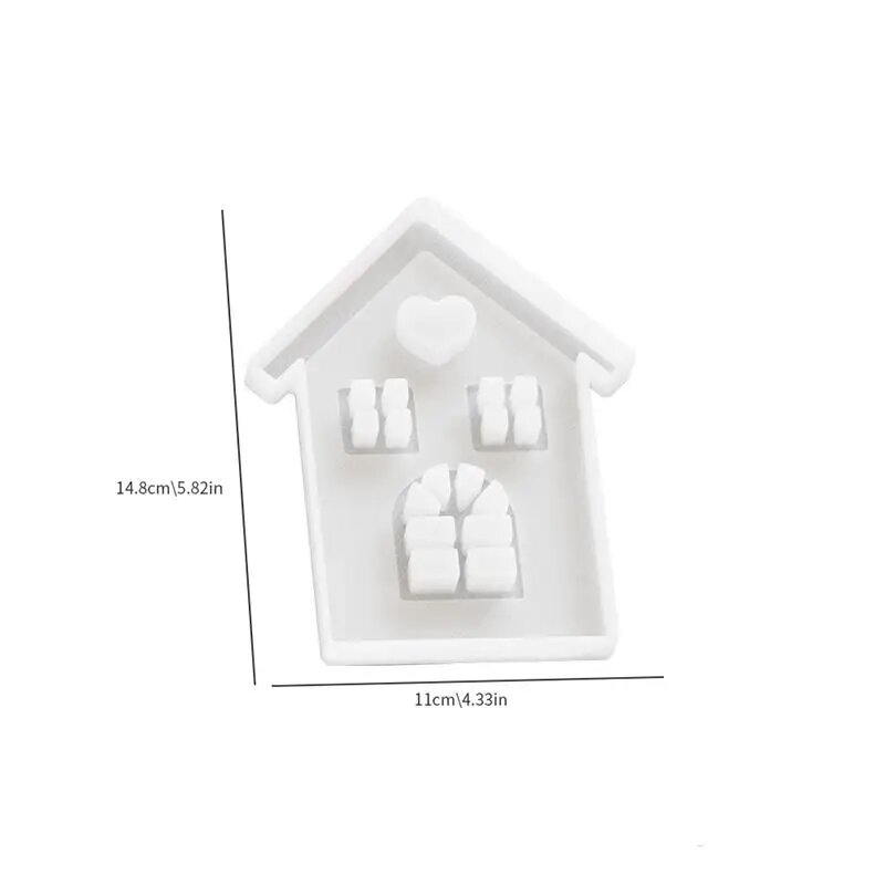 Силиконовая форма для отливки ангела Love House Mold